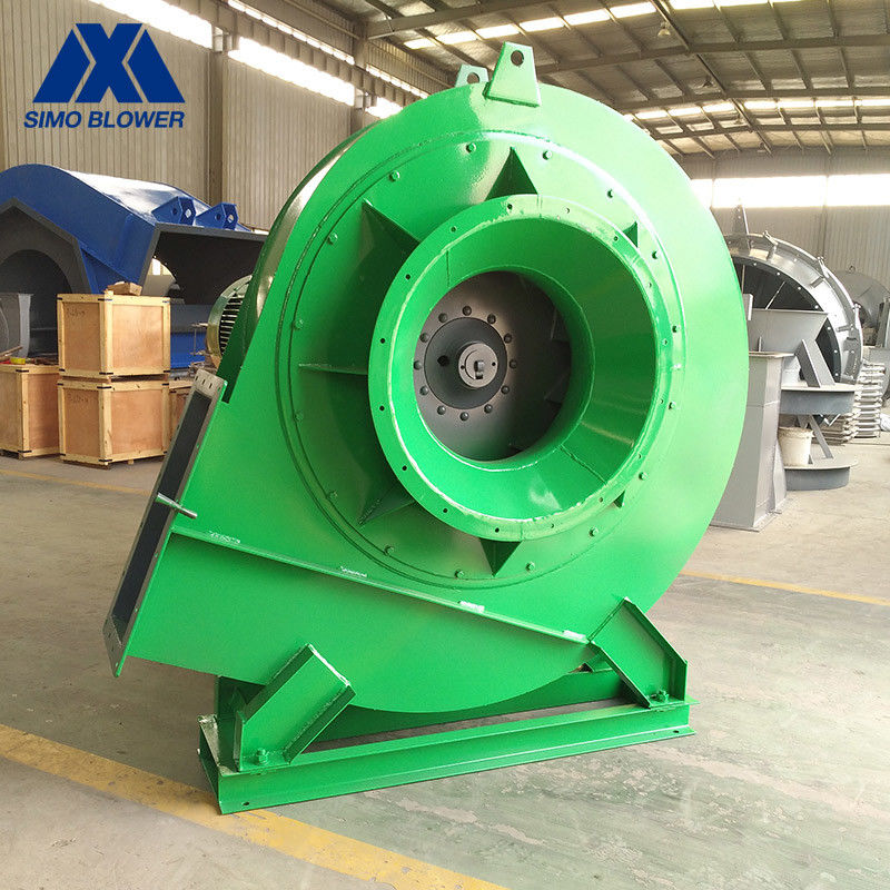 Cement Kilns Cooling Stainless Steel Centrifugal Blower Green