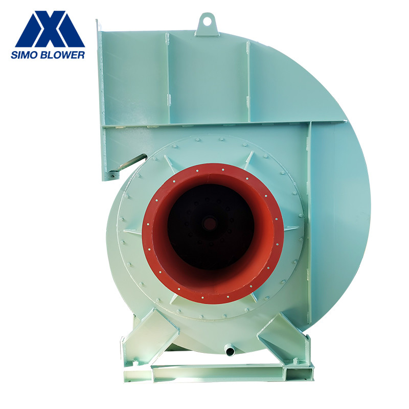 Medium Pressure Industrial Cement Mill Blower Fan With V Belt Drive