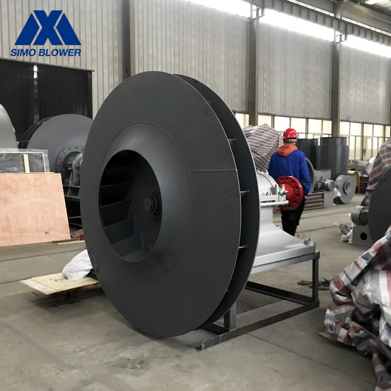 Heavy Duty Q345 Flue Gas Fan Overhang Type High Wear Resistance